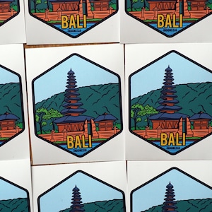 Bali Indonesia Vinyl Sticker Decal, Scrapbook, Waterbottle, Luggage ...