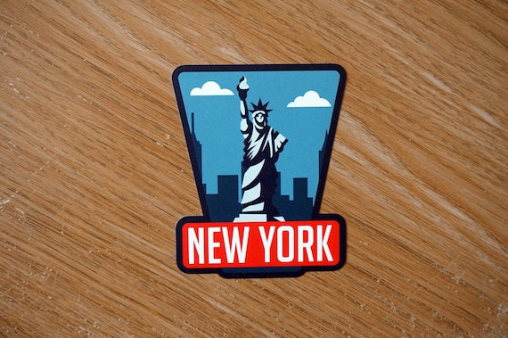 New York Vinyl Sticker Decal Luggage Laptop Notebook Journal - Etsy