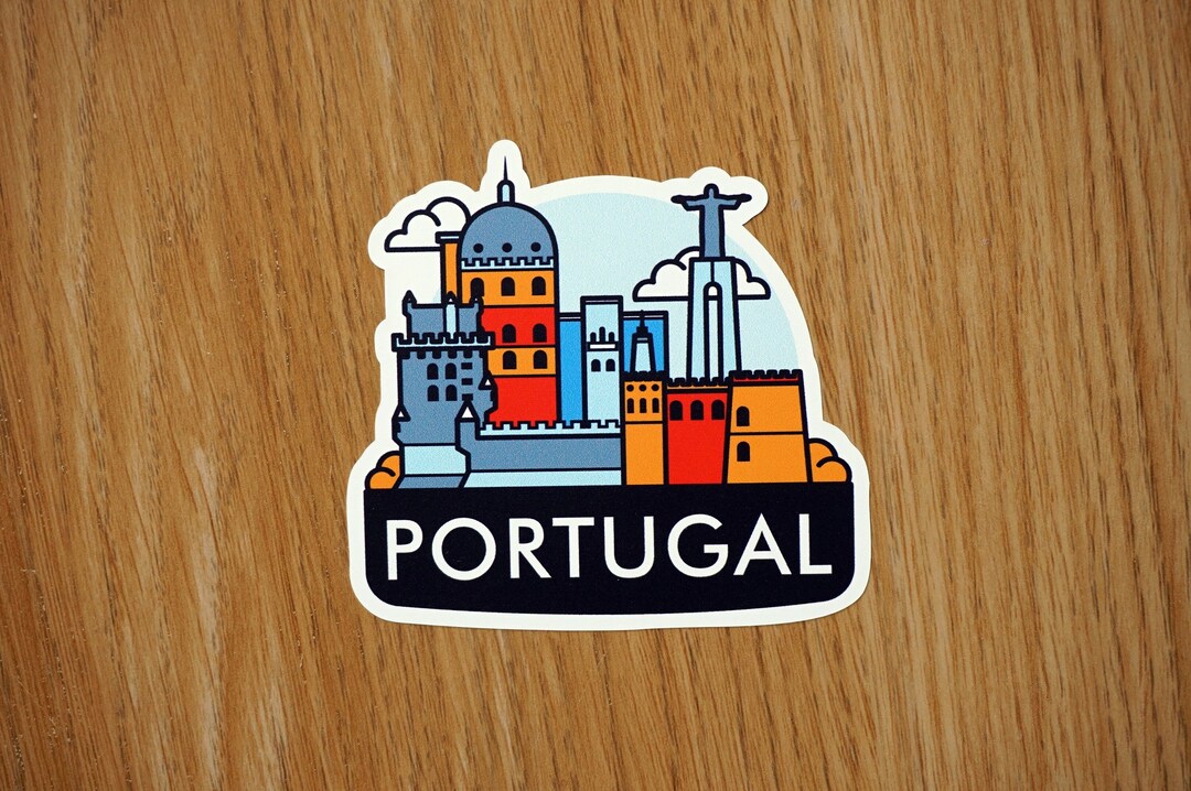 Portugal Vinyl Sticker, Decal, Luggage, Laptop, Notebook, Journal, Gift ...