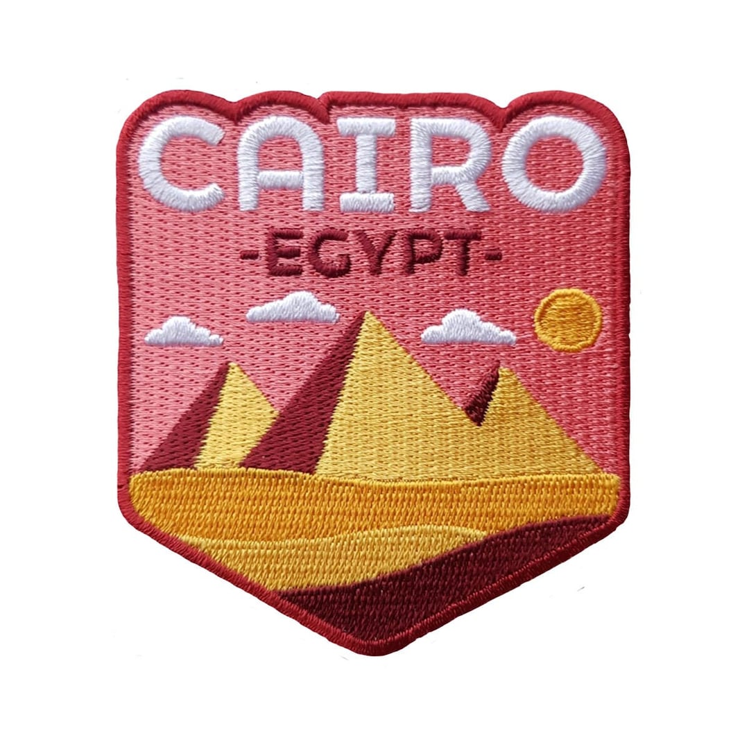 Cairo Egypt Travel Patch Embroidered Iron on Sew on Badge Souvenir - Etsy