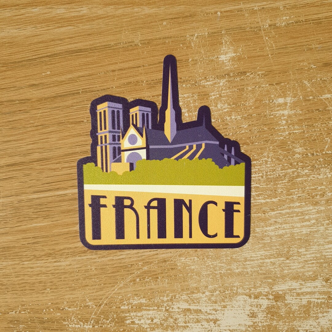France Vinyl Sticker Decal Luggage Laptop Notebook Journal Gift ...