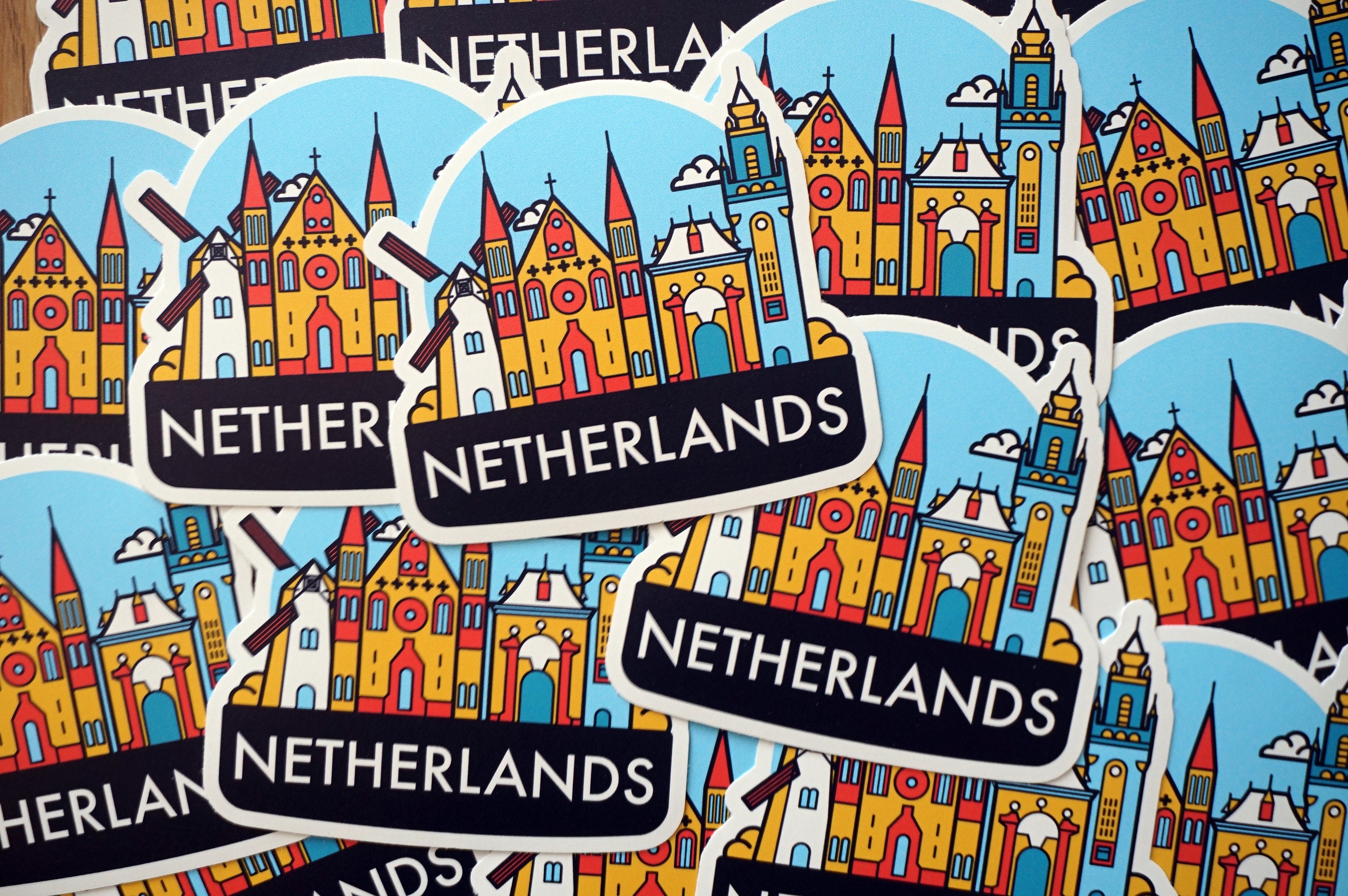 The Netherlands Vinyl Sticker Decal Luggage Laptop Notebook - Etsy