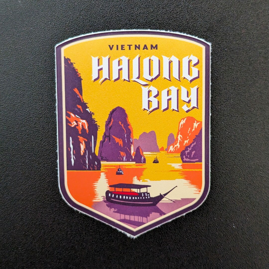 Halong Bay Vietnam 3" Vinyl Sticker Decal for Luggage, Waterbottle ...