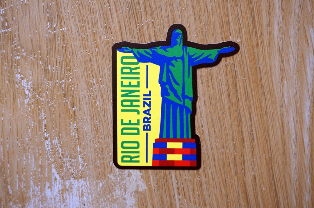 Rio De Janeiro, Brazil Vinyl Sticker Decal Luggage Laptop Notebook ...