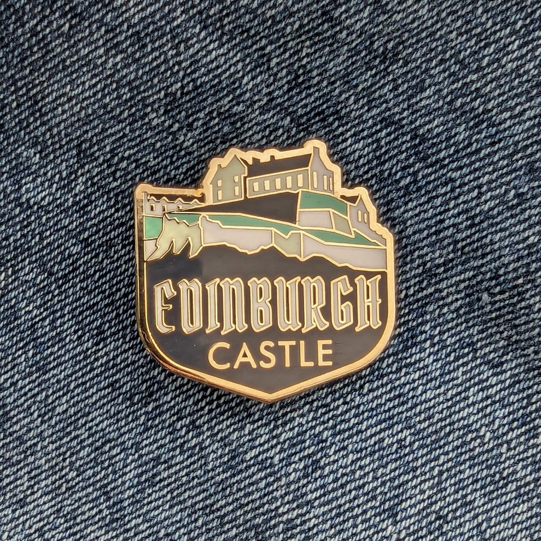 Edinburgh Scotland Travel Pin, Hard Enamel Pin, Flair, Brooch, Lapel ...