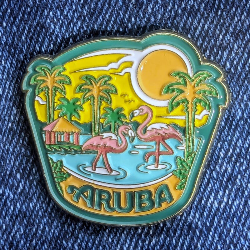Caribbean Flag Pin - Etsy
