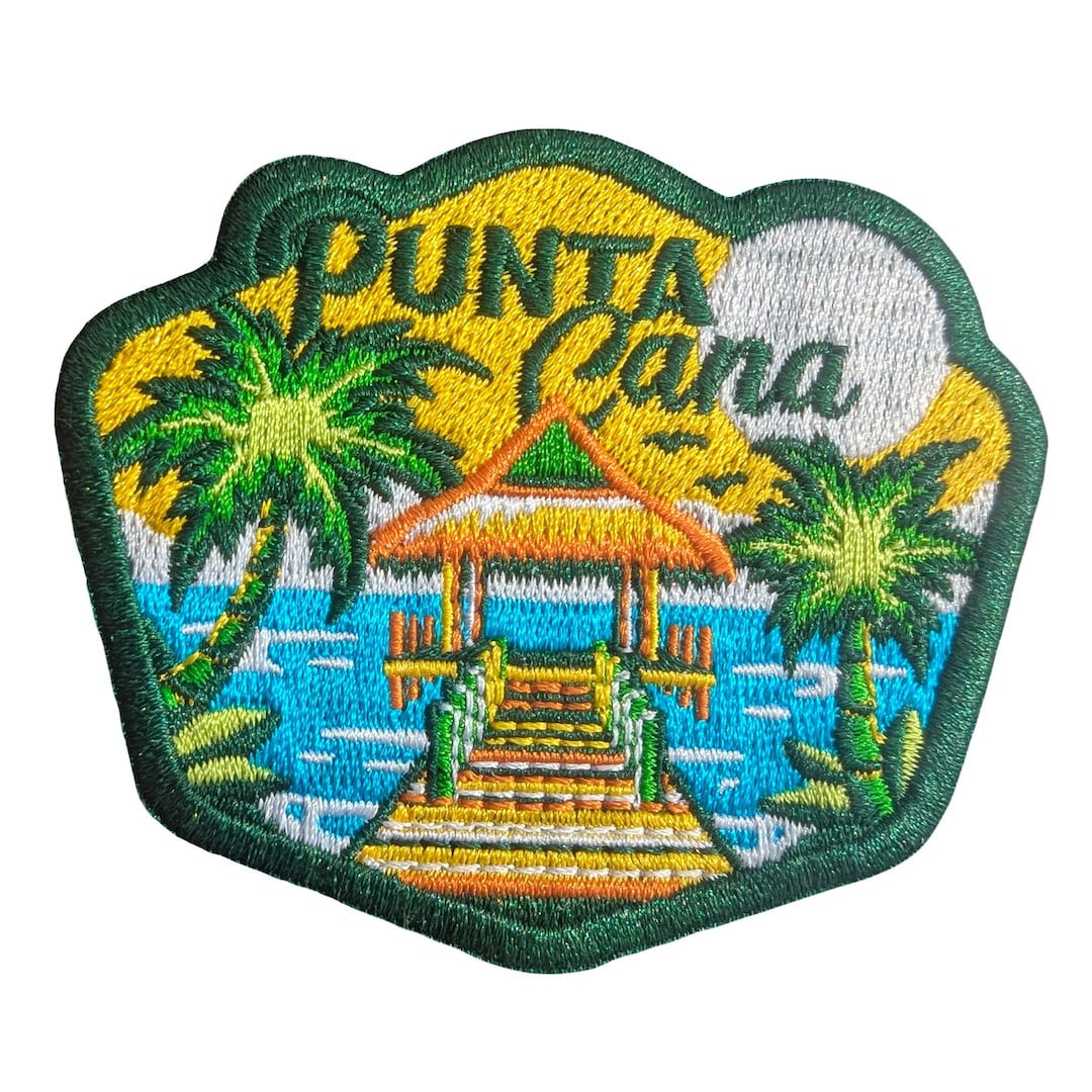 Punta Cana Dominican Republic 3" Travel Patch Embroidered Iron on Sew ...