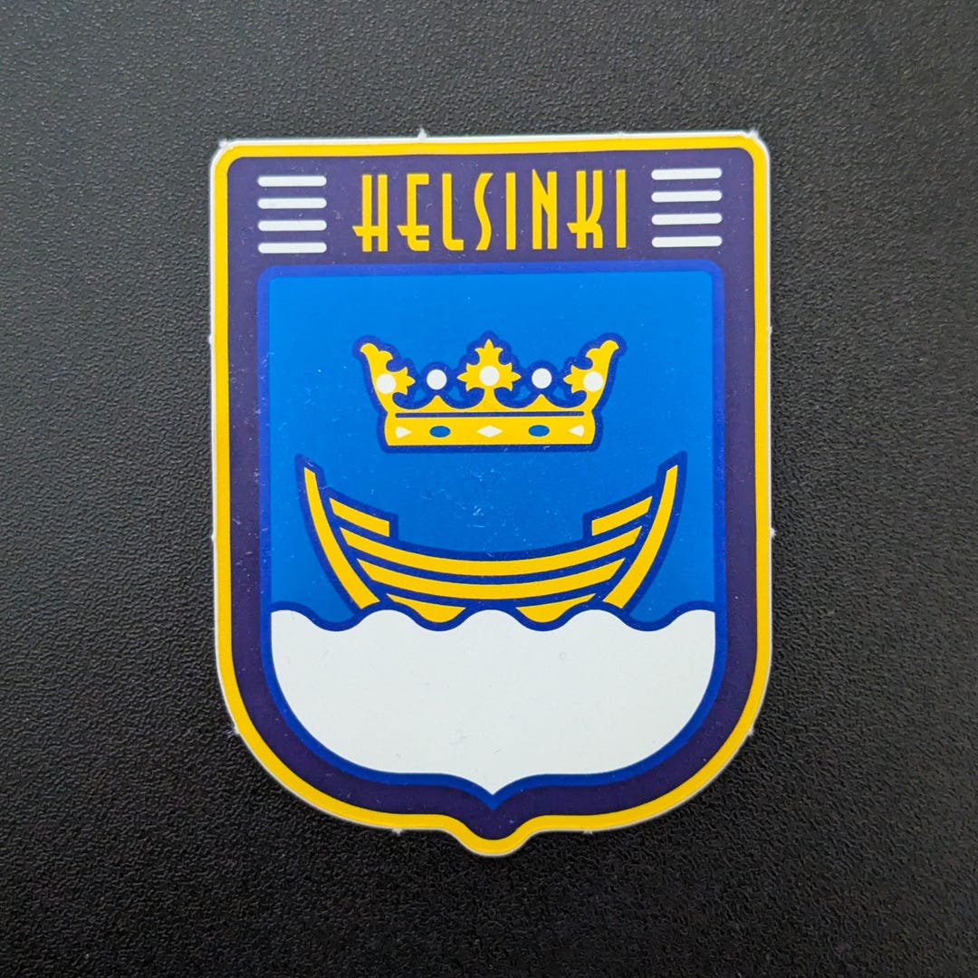 Helsinki Finland 3" Vinyl Sticker Decal for Luggage, Waterbottle Laptop ...