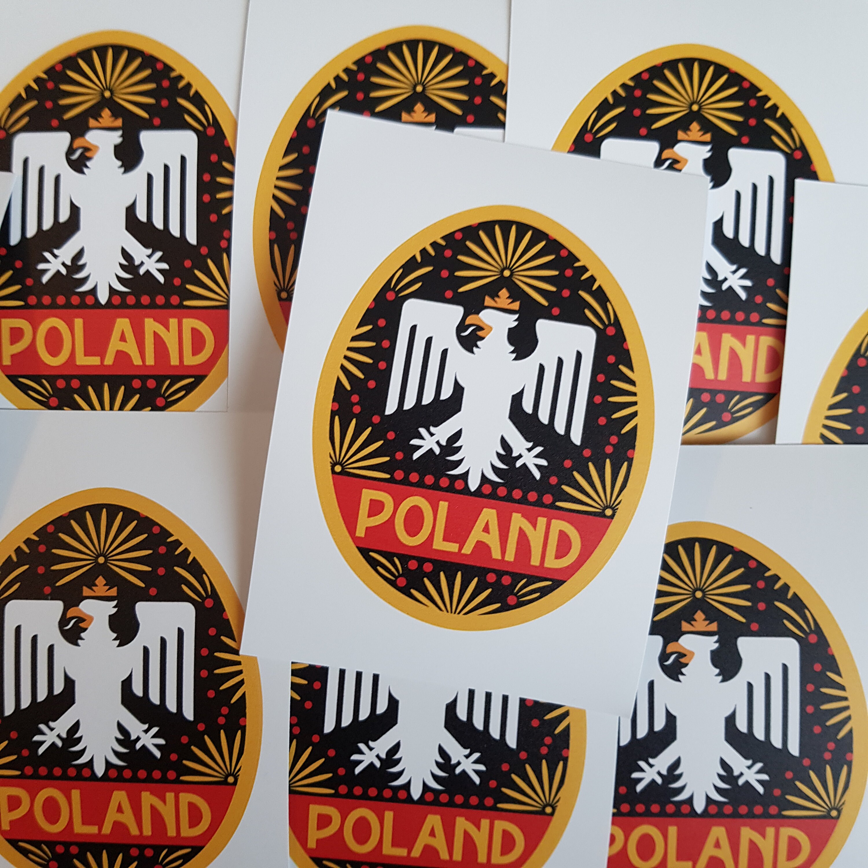 Poland Vinyl Sticker Travel Diary Luggage Decal Laptop - Etsy