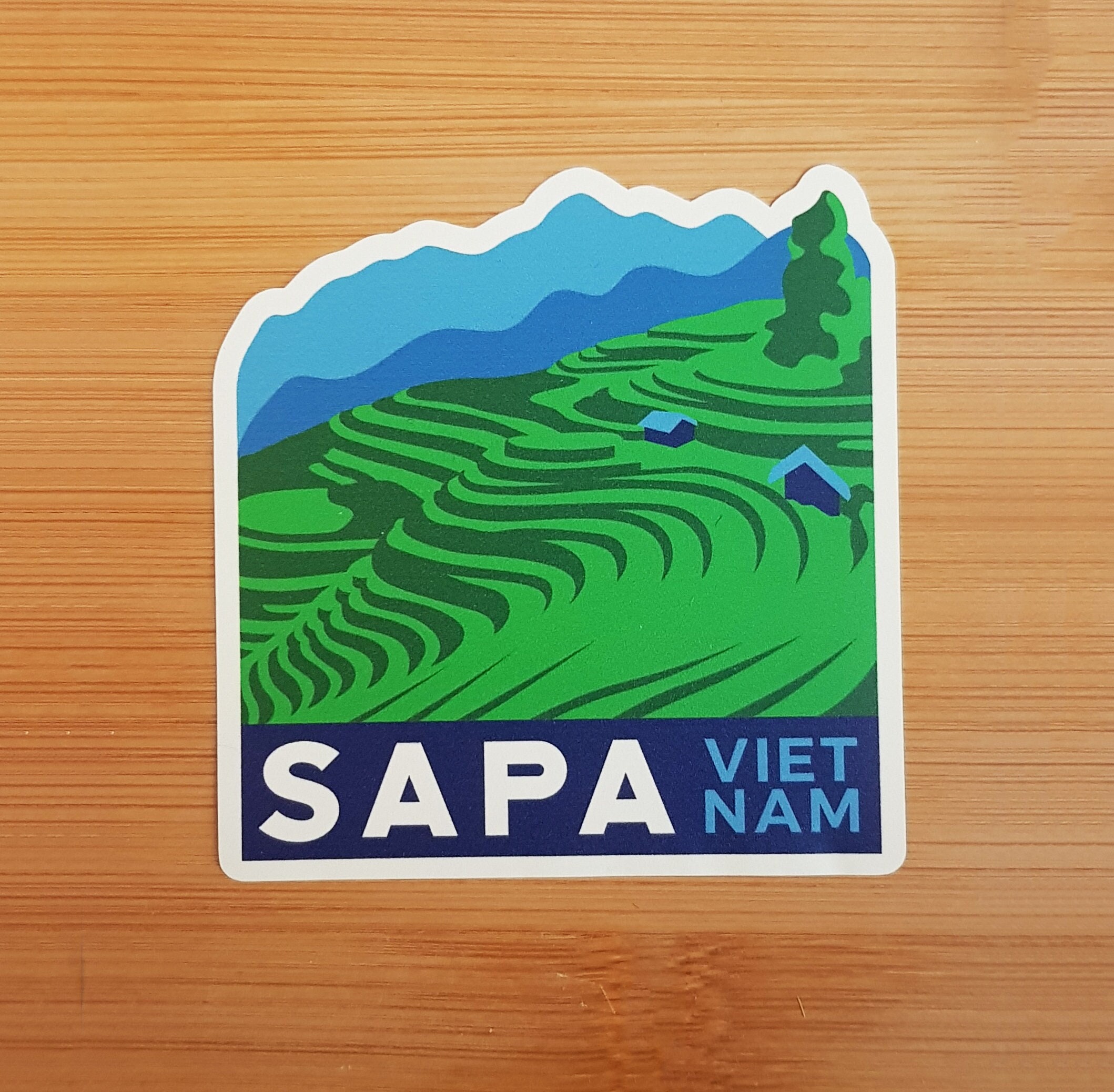 Sapa Vietnam Vinyl Sticker Travel Diary Luggage Decal - Etsy