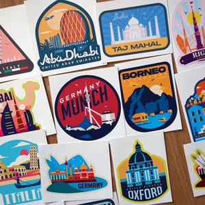 Dubai UAE Vinyl Sticker Decal, Scrapbook, Waterbottle, Luggage, Laptop ...