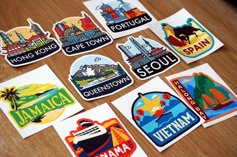 Halong Bay Vietnam Vinyl Sticker, Decal, Luggage, Laptop, Notebook ...