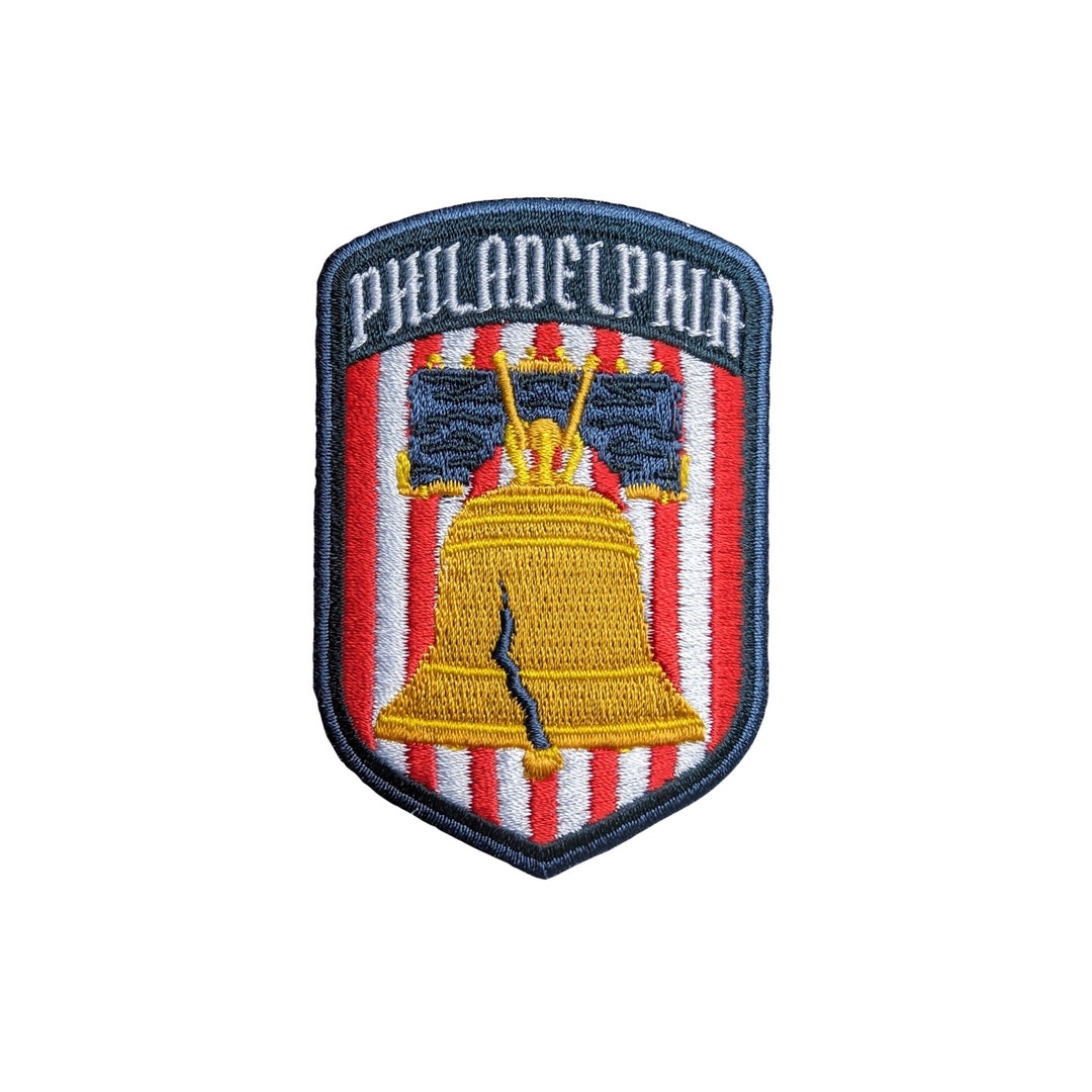 Philadelphia USA Travel Patch Embroidered Iron on Sew on Badge Souvenir ...