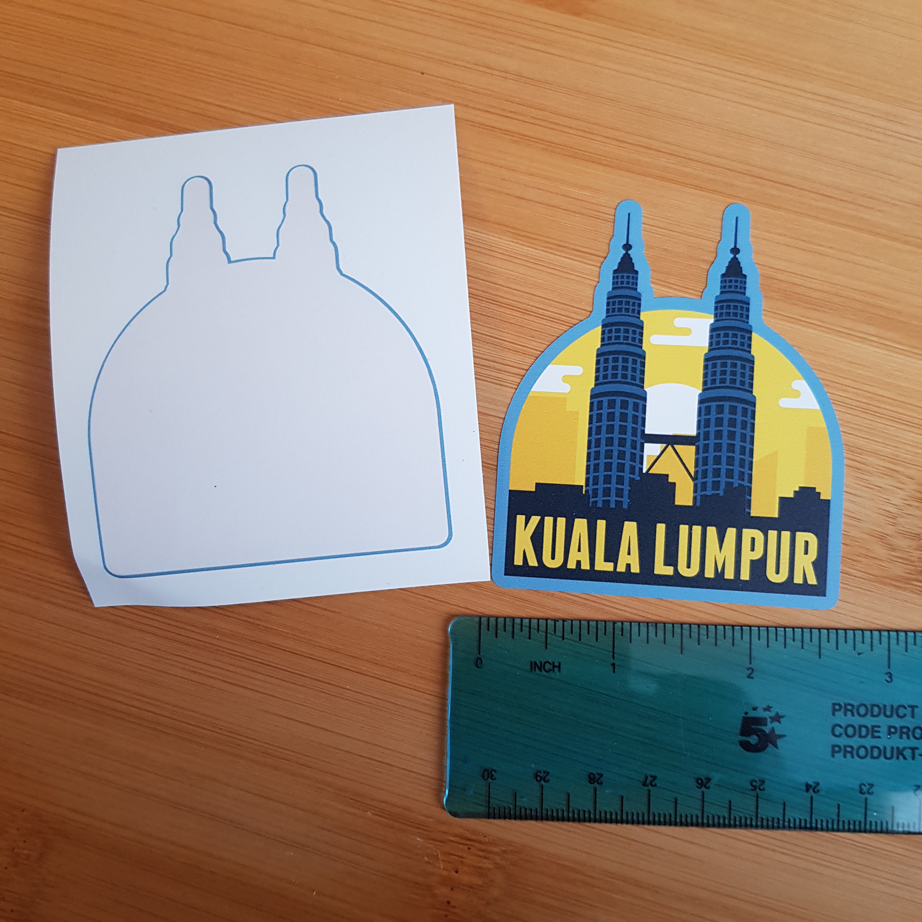 Kuala Lumpur Malaysia Vinyl Sticker Travel Diary Luggage | Etsy