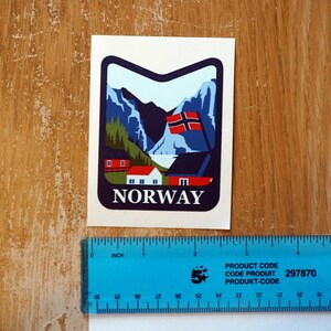 Norway Vinyl Sticker Decal Luggage Laptop Notebook Journal Gift ...