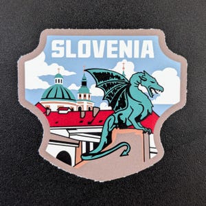 Slovenia 3" Vinyl Sticker Decal for Luggage, Waterbottle Laptop ...