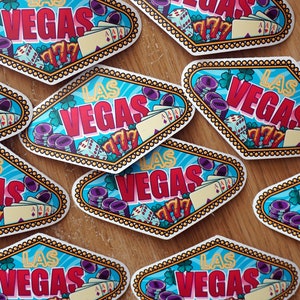 Las Vegas, Nevada USA Sticker Decal Luggage Laptop Notebook Journal ...