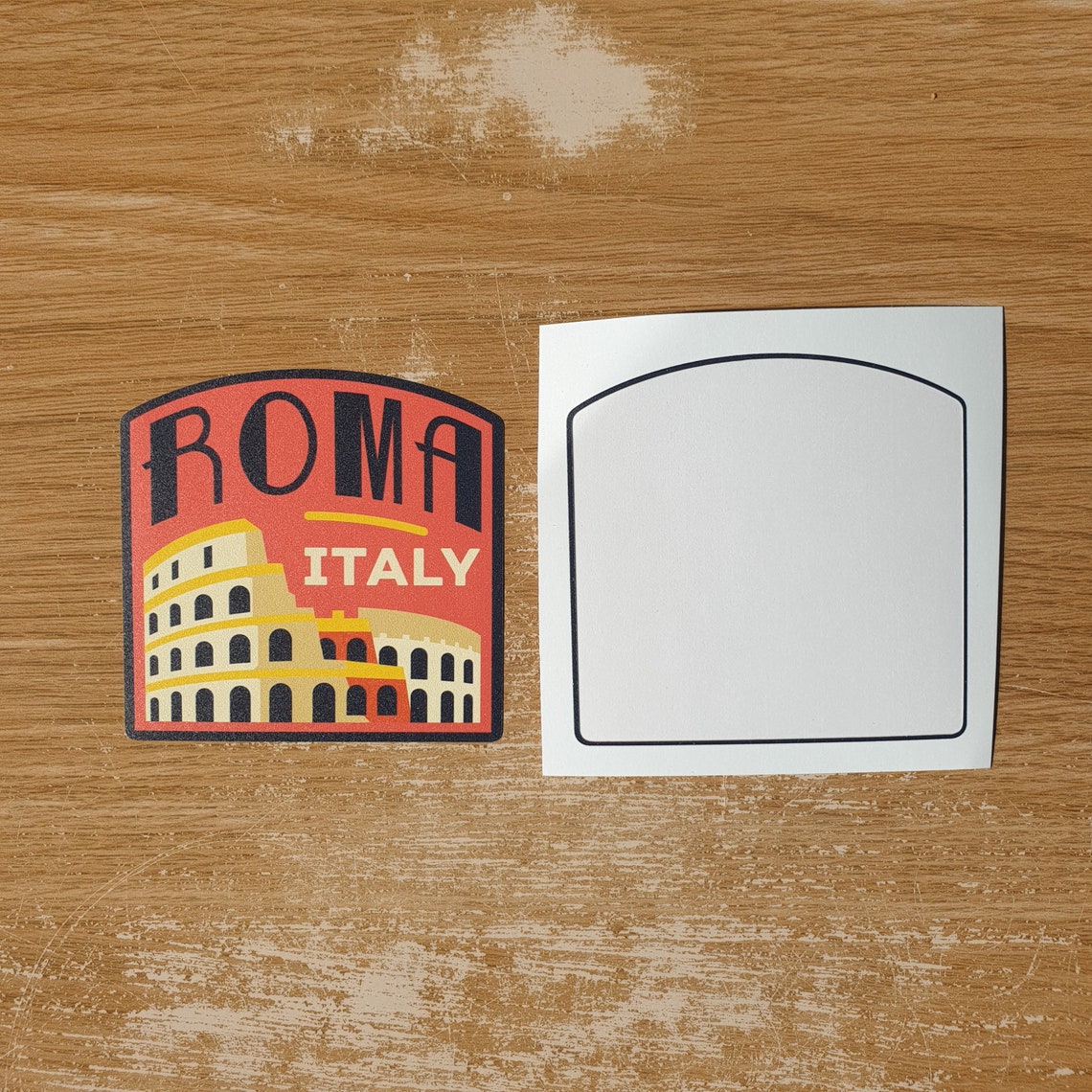 Roma Italy Vinyl Sticker Decal Luggage Laptop Notebook Journal - Etsy