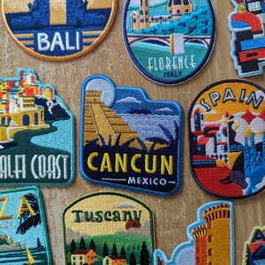 Cancun Mexico Travel Patch Embroidered Iron on Sew on Badge Souvenir ...