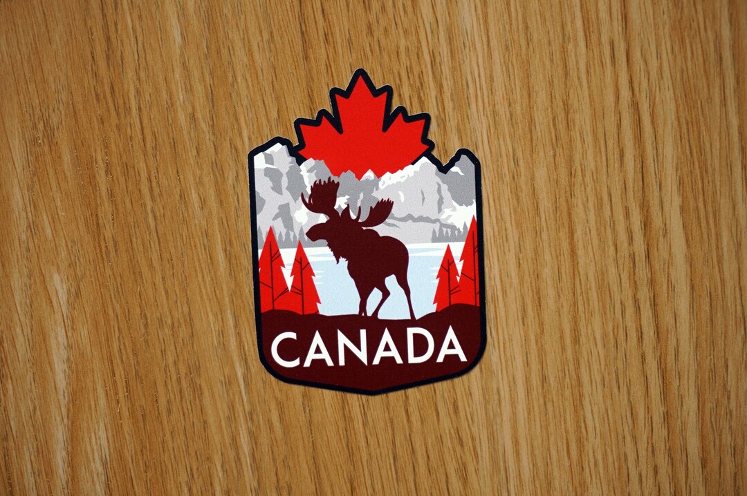 Canada Vinyl Sticker, Decal, Luggage, Laptop, Notebook, Journal, Gift ...