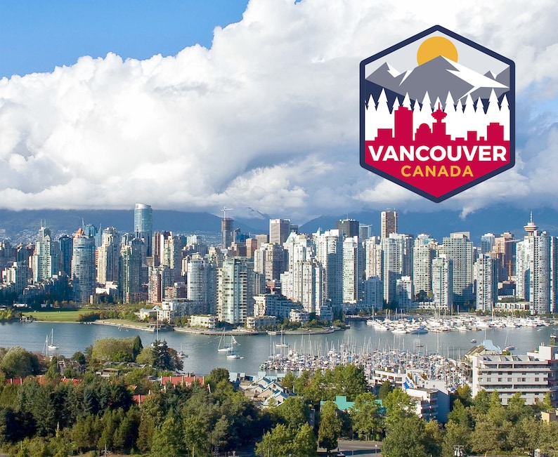 Vancouver Canada Vinyl Sticker Decal Luggage Laptop Notebook - Etsy