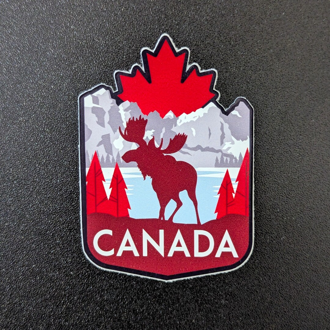 Canada 3" Vinyl Sticker, Decal, Luggage, Laptop, Notebook, Journal ...