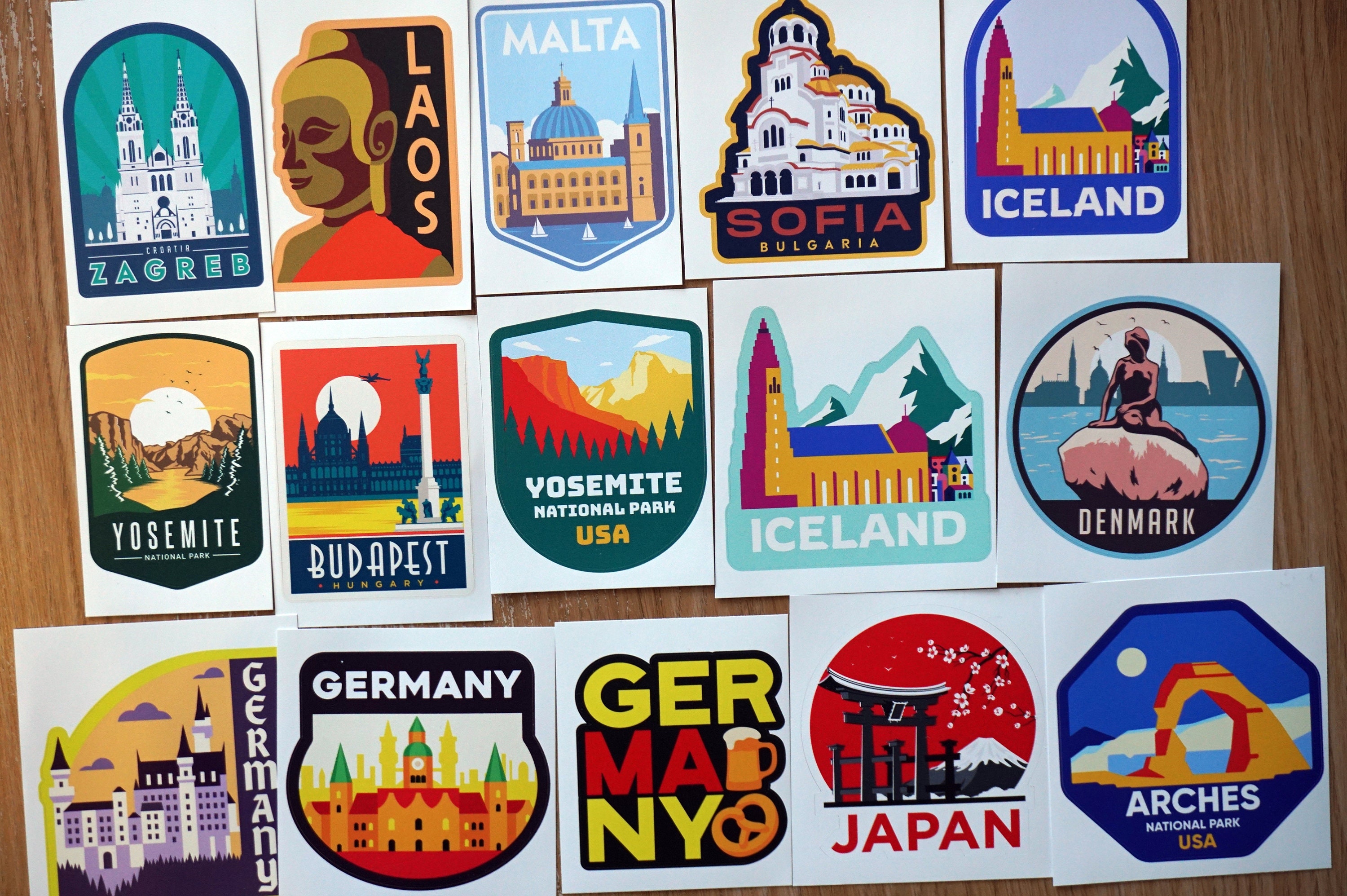 Laos Vinyl Sticker Decal, Scrapbook, Water Bottle, Luggage, Laptop ...