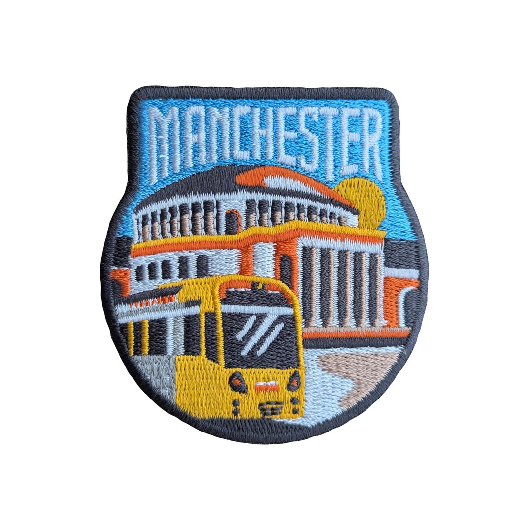 Manchester UK Travel Patch Embroidered Iron on Sew on Badge Souvenir ...