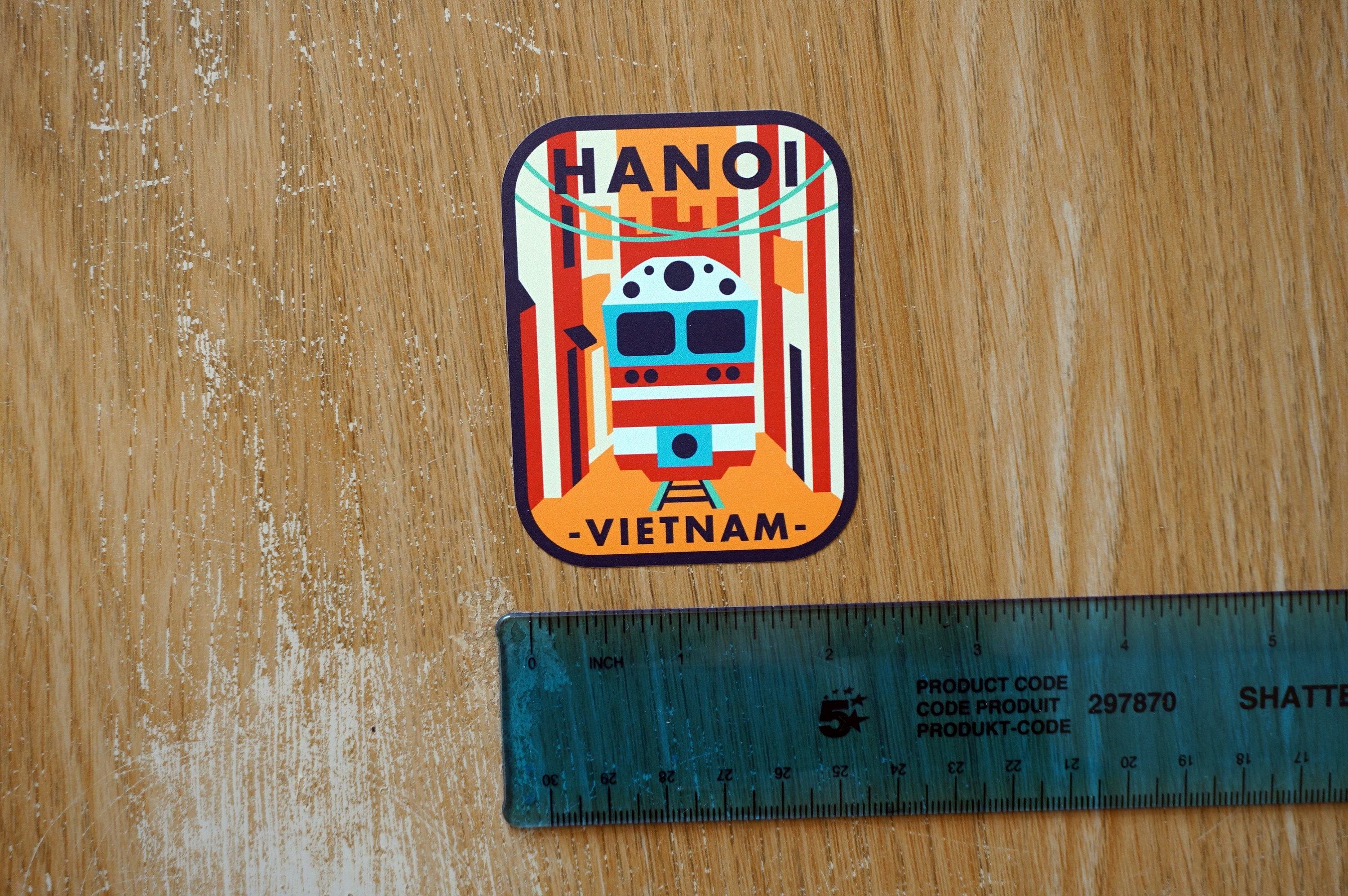 Hanoi Vietnam Vinyl Sticker Decal Luggage Laptop Notebook - Etsy