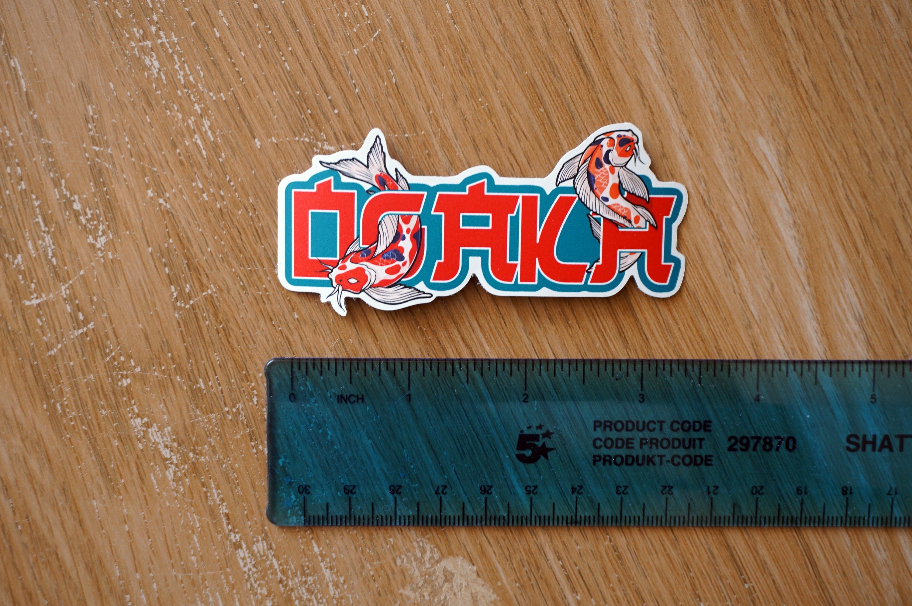 Osaka Japan Vinyl Sticker Decal Luggage Laptop Notebook Journal Gift ...