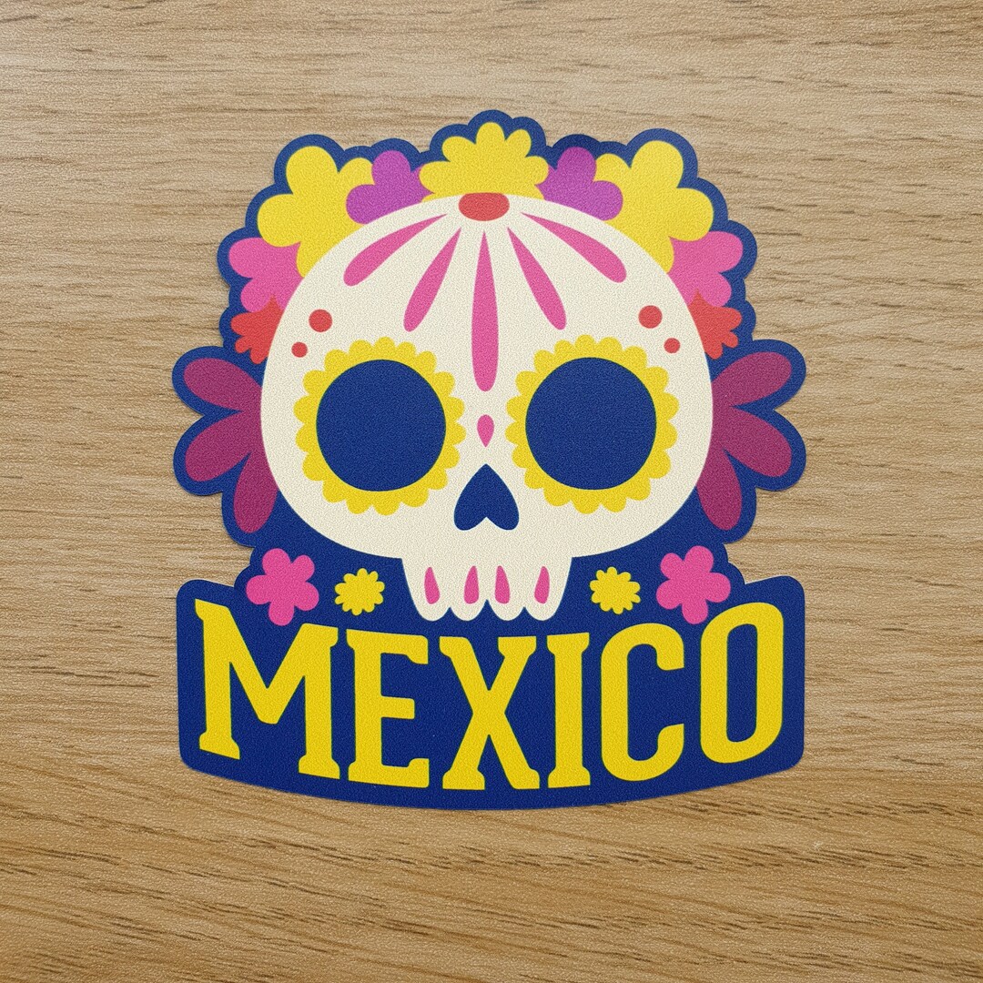 Mexico Vinyl Sticker Decal Luggage Laptop Notebook Journal Gift ...