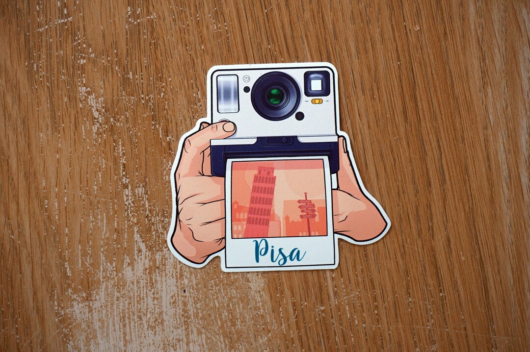 Pisa Italy Vinyl Sticker Decal Luggage Laptop Notebook Journal Gift ...