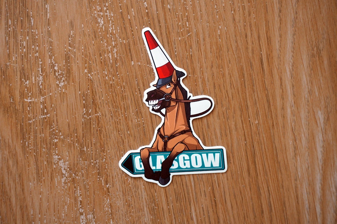 Glasgow Scotland Vinyl Sticker Decal Luggage Laptop Notebook Journal ...
