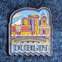 Dublin Ireland Enamel Pin - Etsy