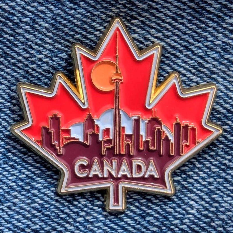 Canada Travel Enamel Pin - Etsy