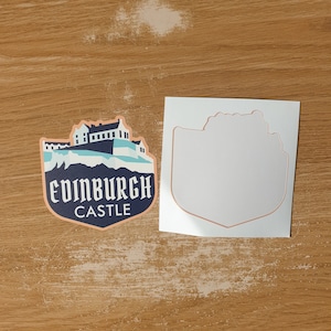 Edinburgh Scotland Vinyl Sticker Decal Luggage Laptop Notebook Journal ...