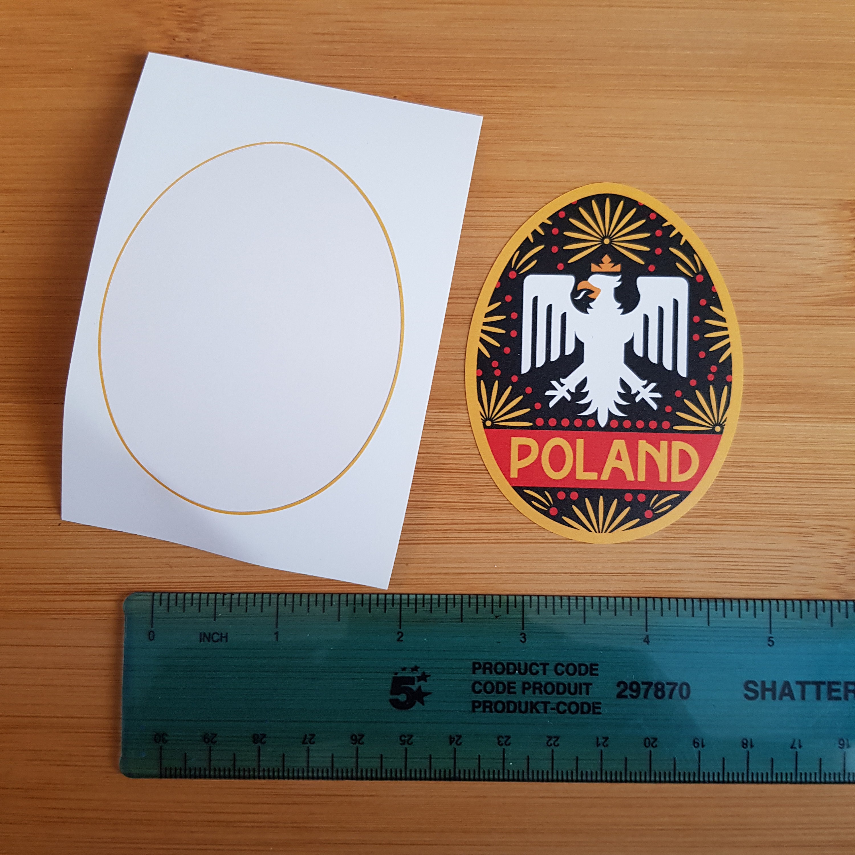 Poland Vinyl Sticker Travel Diary Luggage Decal Laptop - Etsy