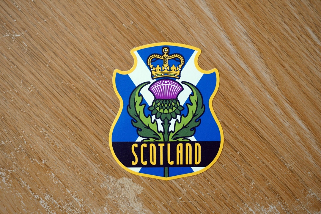 Scotland Vinyl Sticker Decal Luggage Laptop Notebook Journal Gift ...