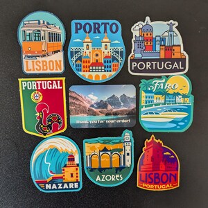 Lisbon Portugal 3" Vinyl Sticker Decal for Luggage, Waterbottle Laptop ...