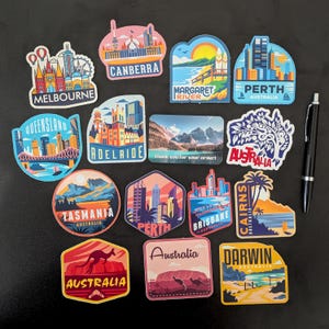 Brisbane Australia 3" Vinyl Sticker Decal for Luggage, Waterbottle ...