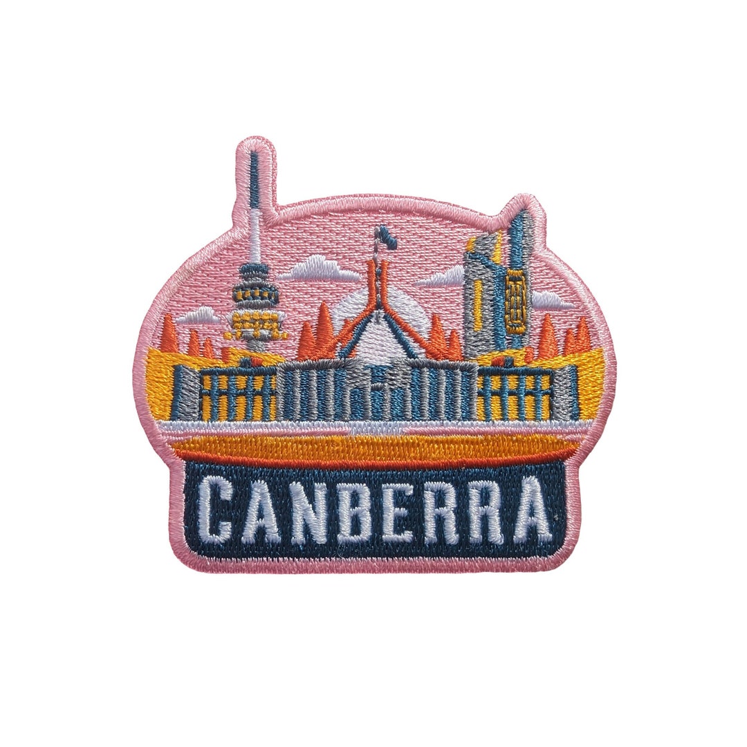 Canberra Australia 3" Travel Patch Embroidered Iron on Sew Badge ...