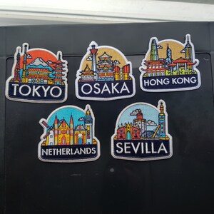 Osaka Japan 3" Travel Patch Embroidered Iron on Sew on Badge Souvenir ...