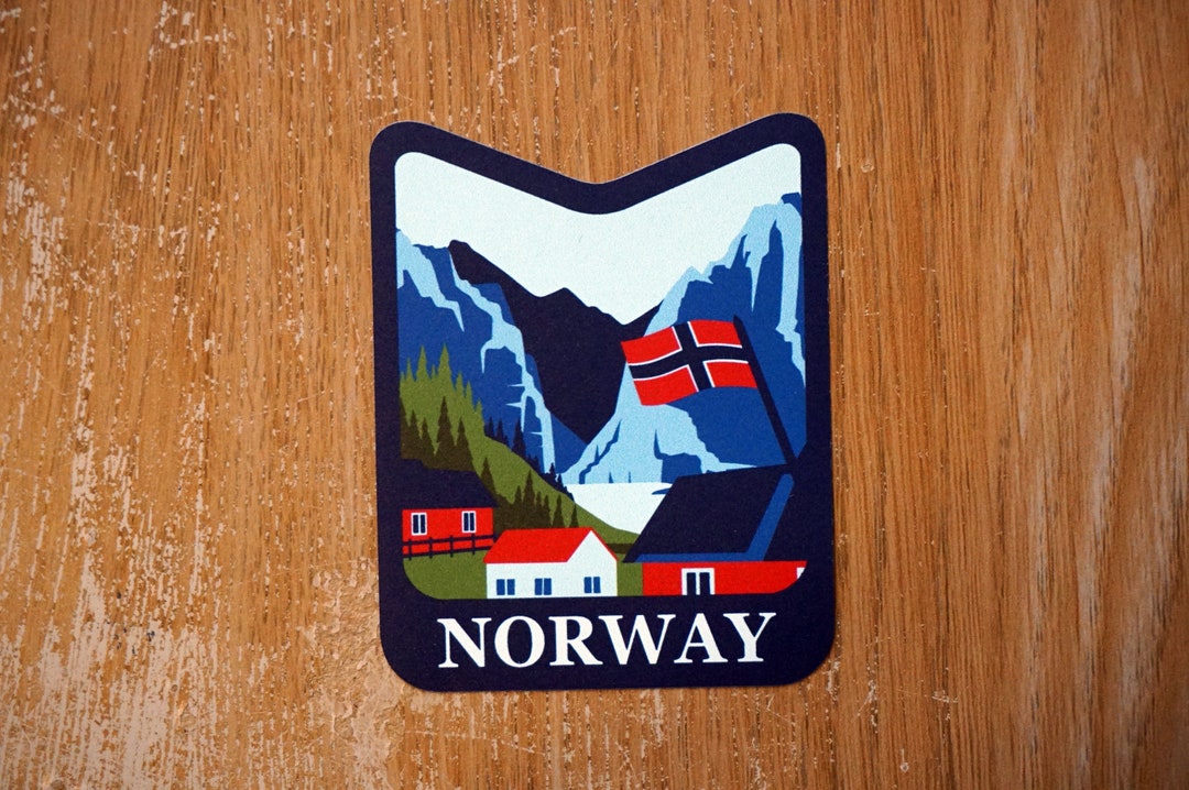 Norway Vinyl Sticker Decal Luggage Laptop Notebook Journal Gift ...