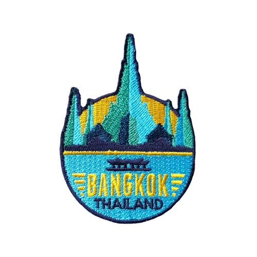 Thailand Travel Patch Embroidered Iron on Sew on Badge - Etsy UK