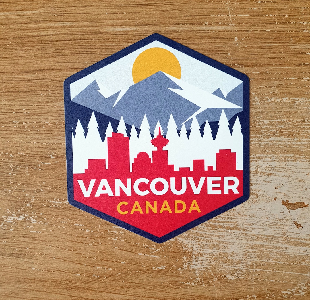 Vancouver Canada Vinyl Sticker Decal Luggage Laptop Notebook Journal ...