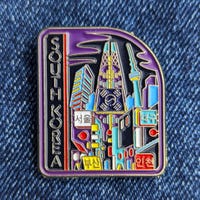 Gyeongbokgung Dancheong Korean Traditional Pattern Pin Badge Set ...