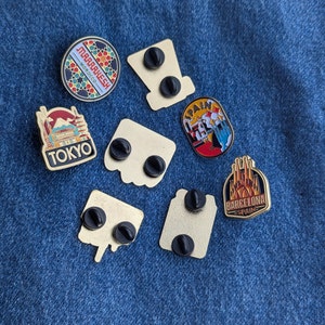 Copenhagen Denmark Travel Pin 1.25" Inch, Soft Enamel Pin, Gold Metal ...