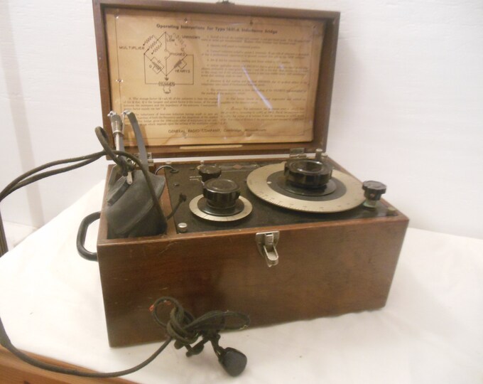 Vintage General Radio Co. Inductance Bridge - Etsy