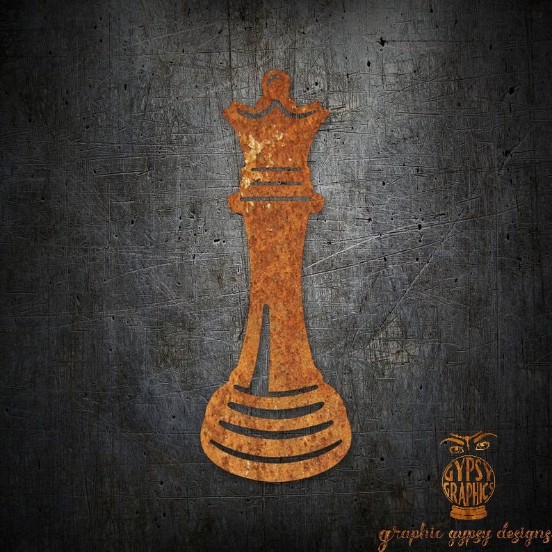 Queen Chess Piece Svg Dxf Png, Chess Svg, Chess Png, Chess Dxf Digital ...