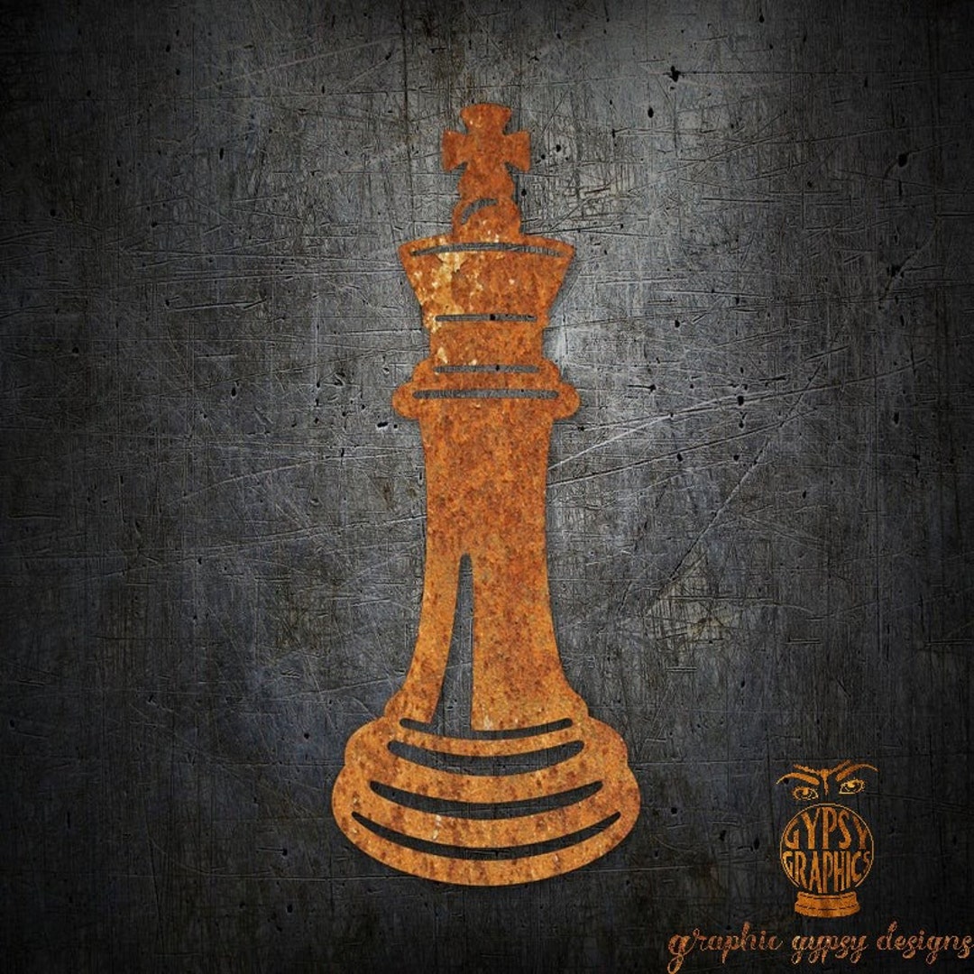 King Chess Piece Svg Dxf Png, Chess Svg, Chess Png, Chess Dxf Digital ...